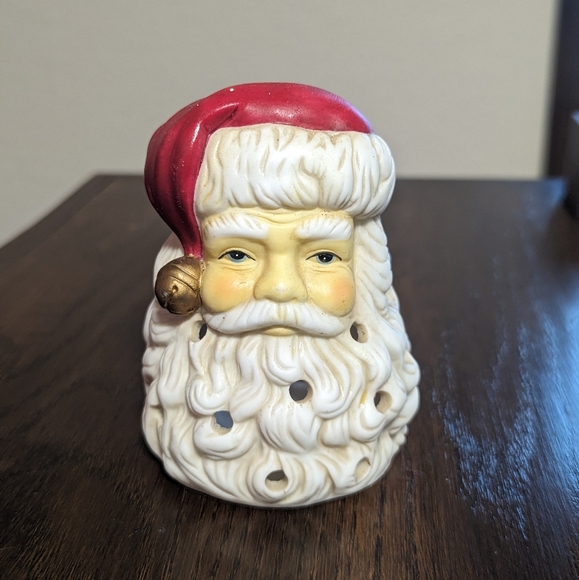 Holiday | Ceramic Santa Tea Light Holder | Poshmark